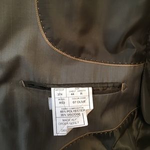 Angelo Rossi | Suits & Blazers | Olive Toned Blazer | Poshmark